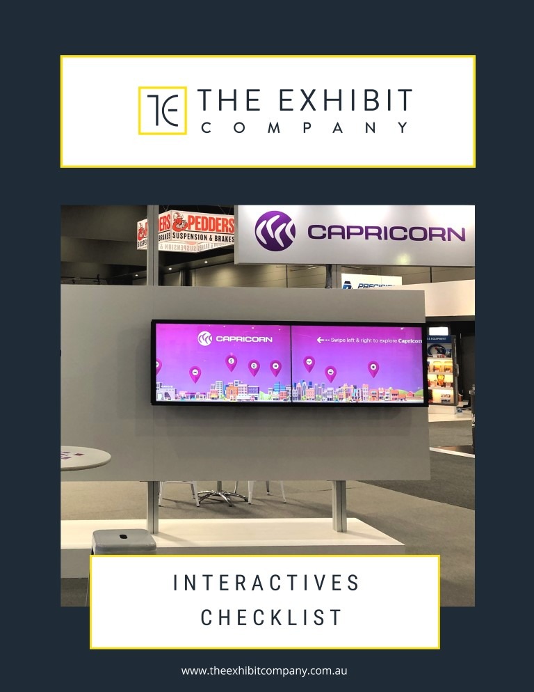 Landing Page - Download - Expo Interactives Checklist - The Exhibit Company